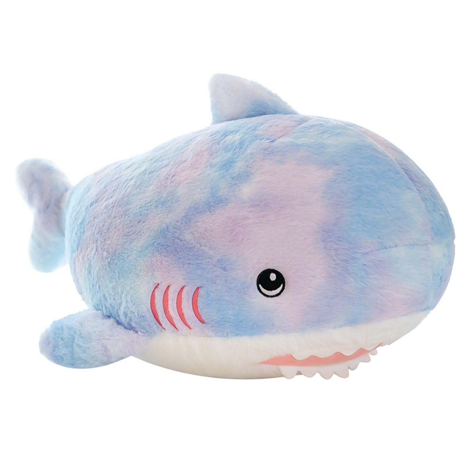 KOJAGARRI Plush Rainbow Shark Dolls,Very Soft Colorful Whale Shark Hugging Pillow,Cute Plush Doll Fish Plush Toy,Birthday, 11 inch