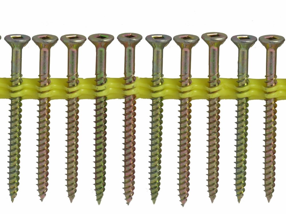 Simpson Strong-Tie Quik Drive No. 8 x 2 in. L Square Wood Screws 2000 pk