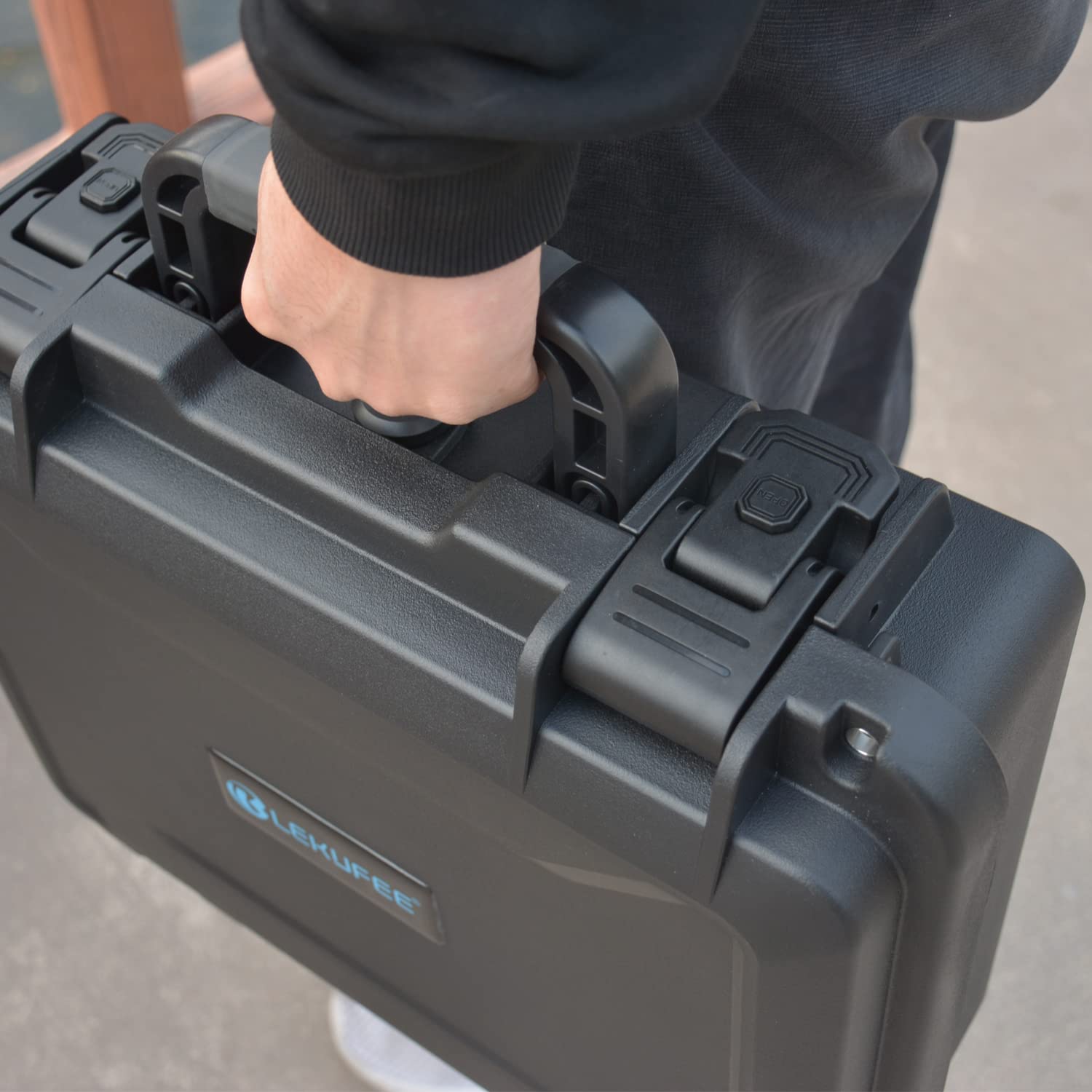Lekufee Waterproof Hard Carrying Case Compatible with DJI Mavic 3 Cine Combo or DJI Mavic 3 Drone Combo and DJI RC Pro and More DJI Mavic 3 Drone Accessories [NOT Included Mavic 3 Drone]