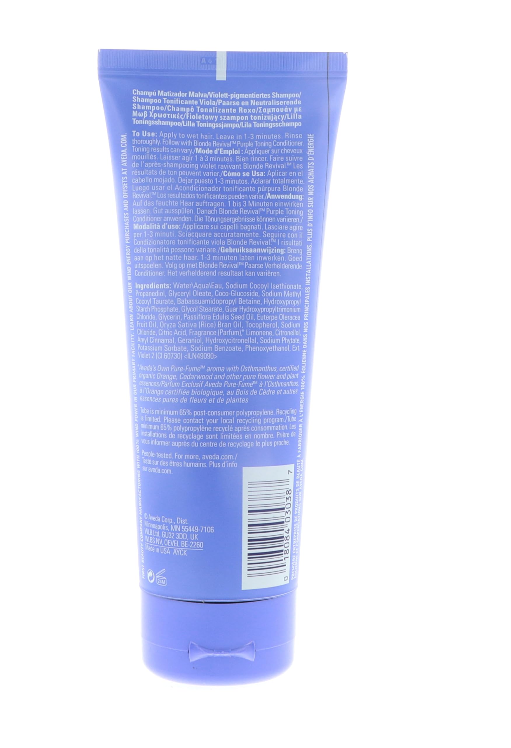 Aveda Blonde Revival Purple Toning BB Shampoo 6.7 OZ