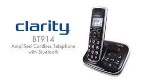 Clarity BT914 Severe Hearing Loss Cordless Phone with BT914HS Expandable Handset