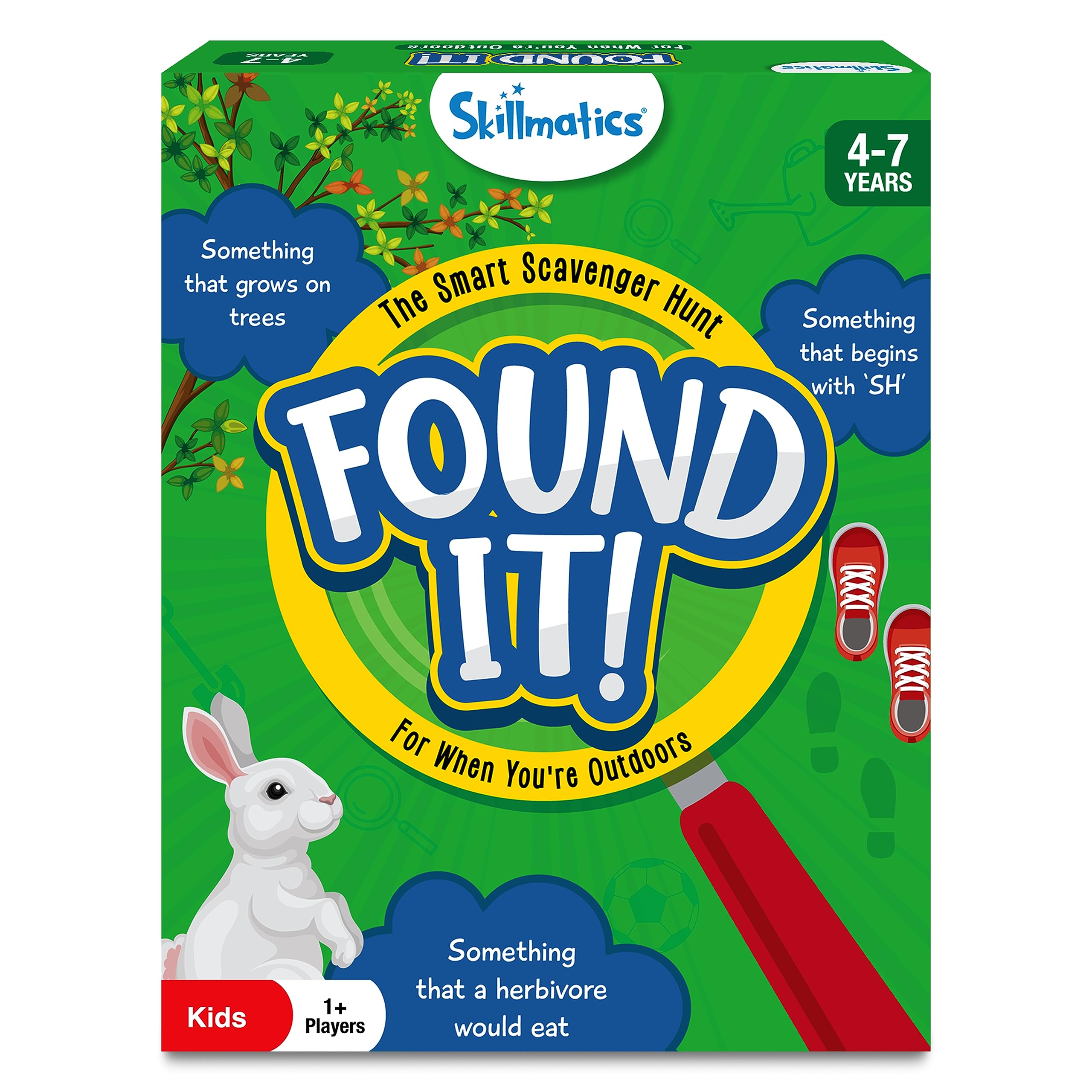 Skillmatics Found It - Indoor & Outdoor Edition Bundle, Scavenger Hunt for Kids, Fun Family Games, Ages 4 to 7