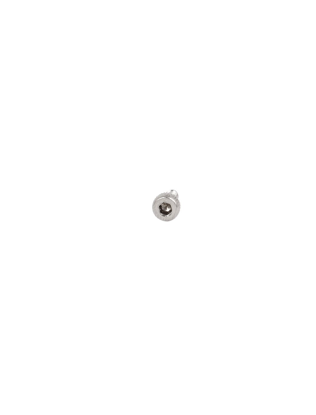 uxcell® 7mm Long M2x5mm Stainless Steel Hex Socket Head Cap Screws 100 Pcs