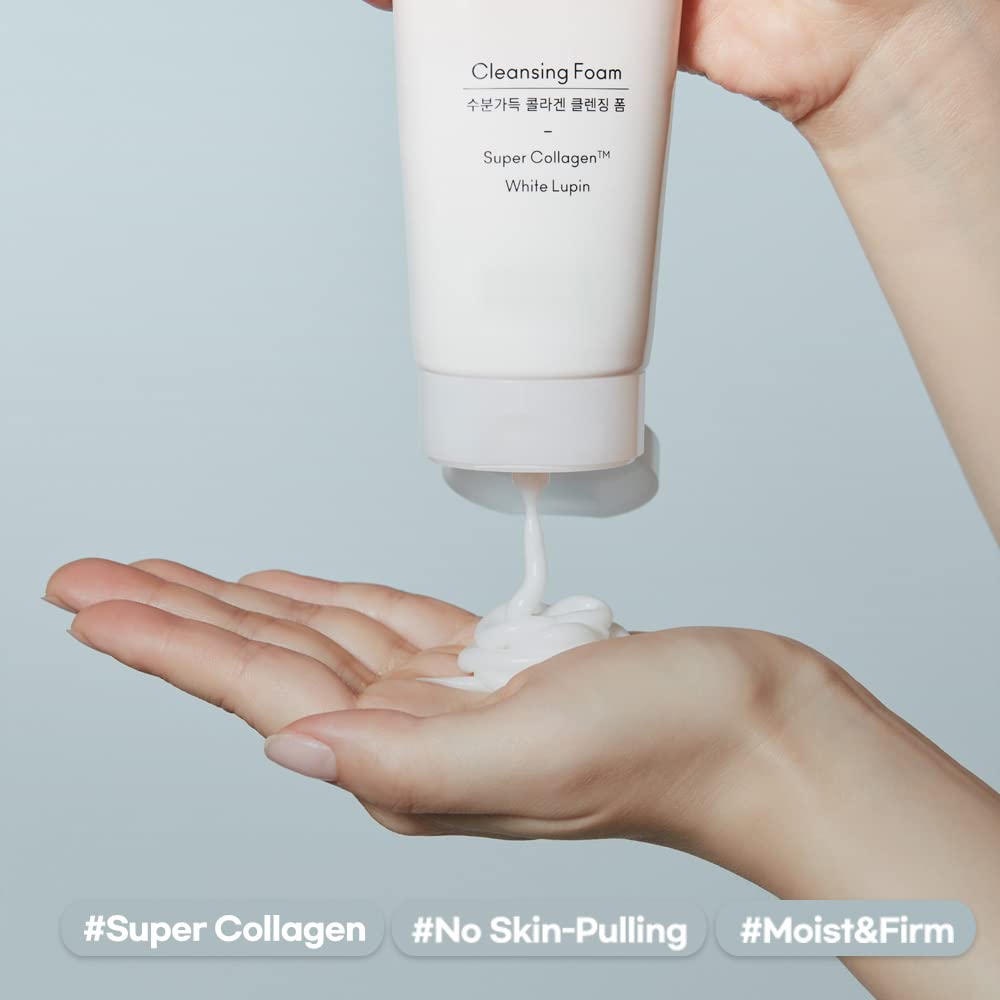 ETUDE HOUSE Moistfull Collagen Cleansing Foam 150ml (Old Version) | Facial Cleanser | Moist and bouncy bubble foam cleanser moisturizes skin | Skin Cleanser