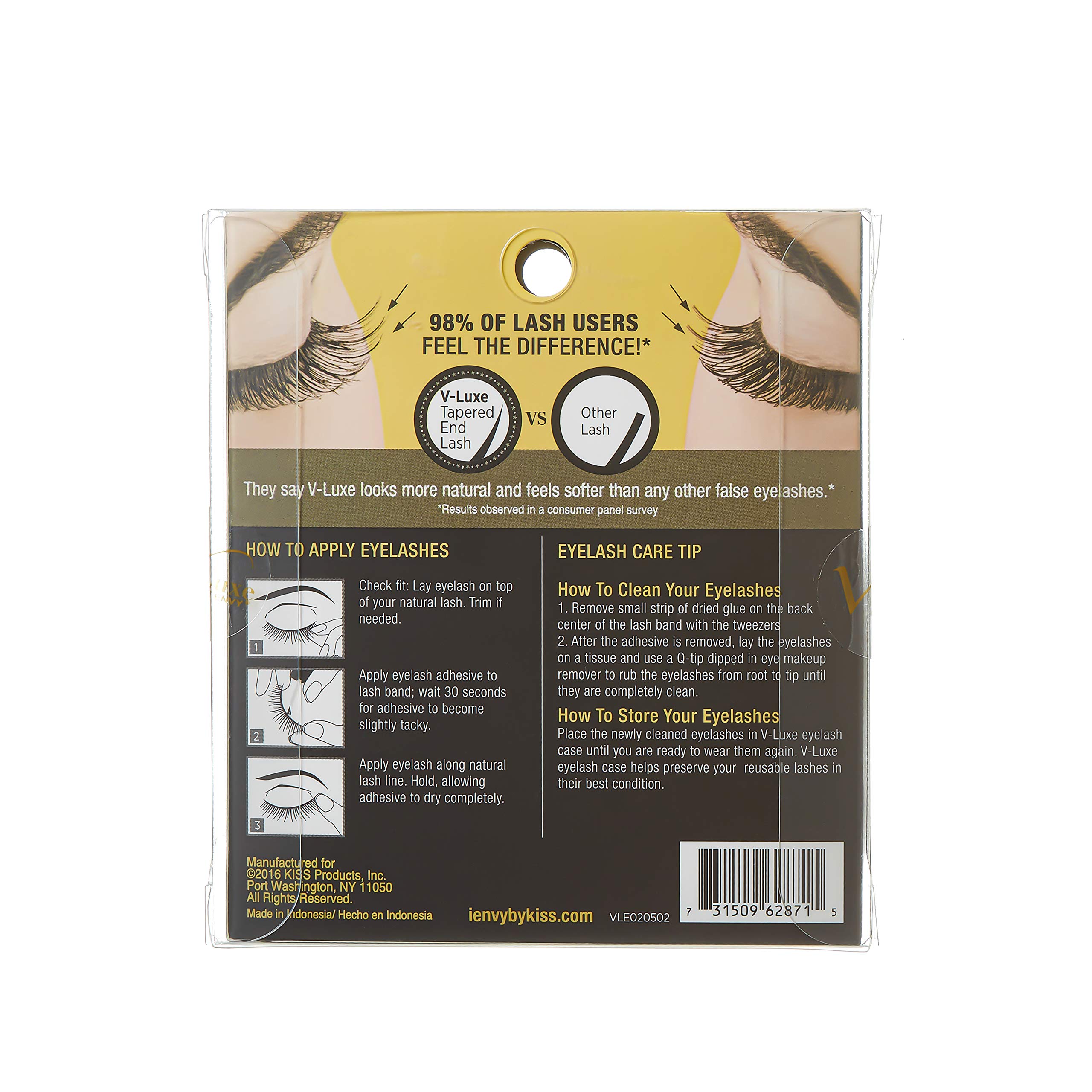 V Luxe 100% Virgin Remy Hair Eyelashes Blair