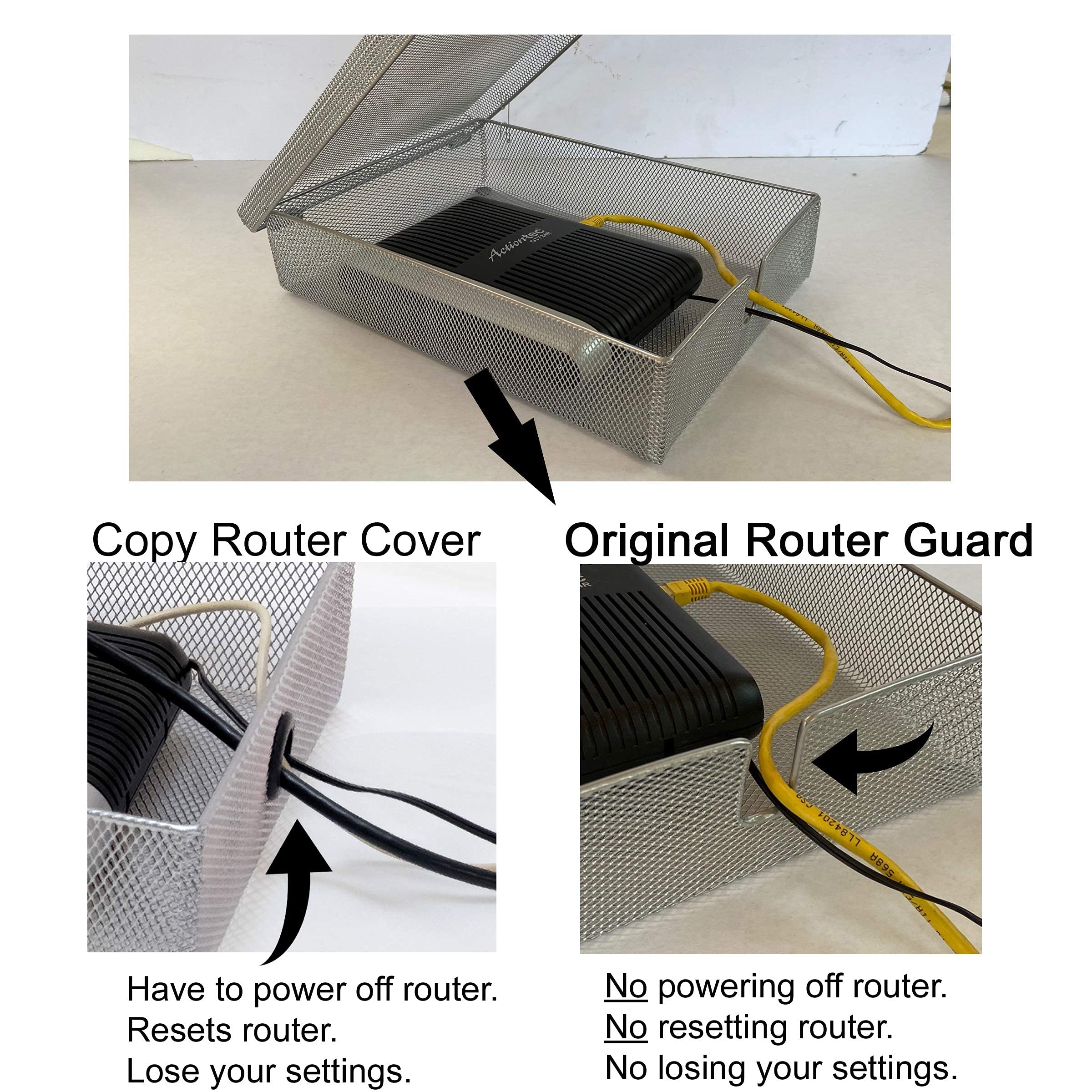 WiFi Router Cover Guard - Shields You from the EMF from your router while you can still use your router