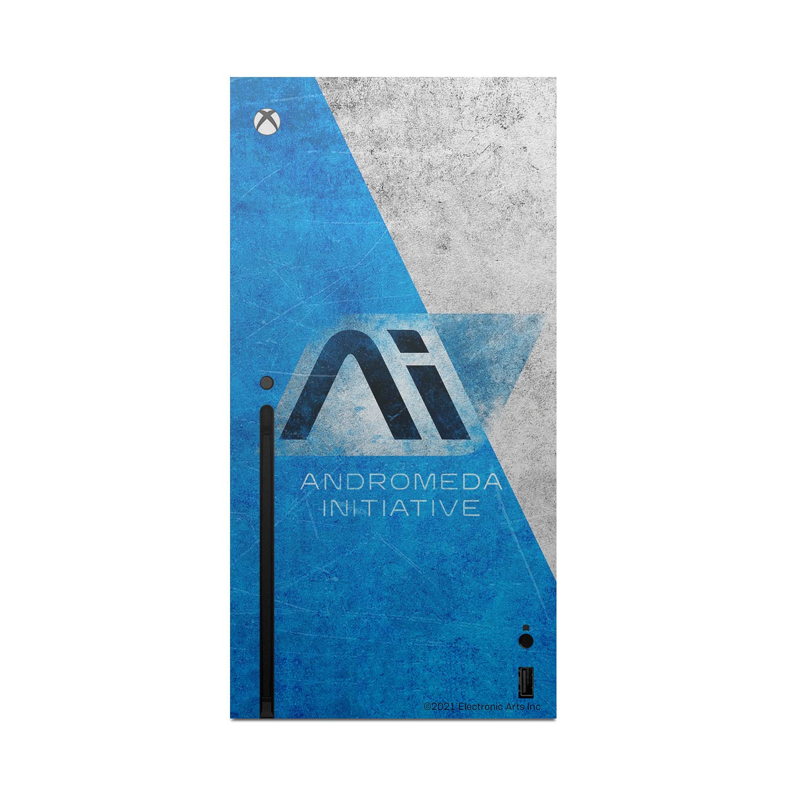 Head Case Designs Officially Licensed EA Bioware Mass Effect Initiative Distressed Andromeda Graphics Vinyl Sticker Gaming Skin Decal Cover Compatible With Xbox Series X Console
