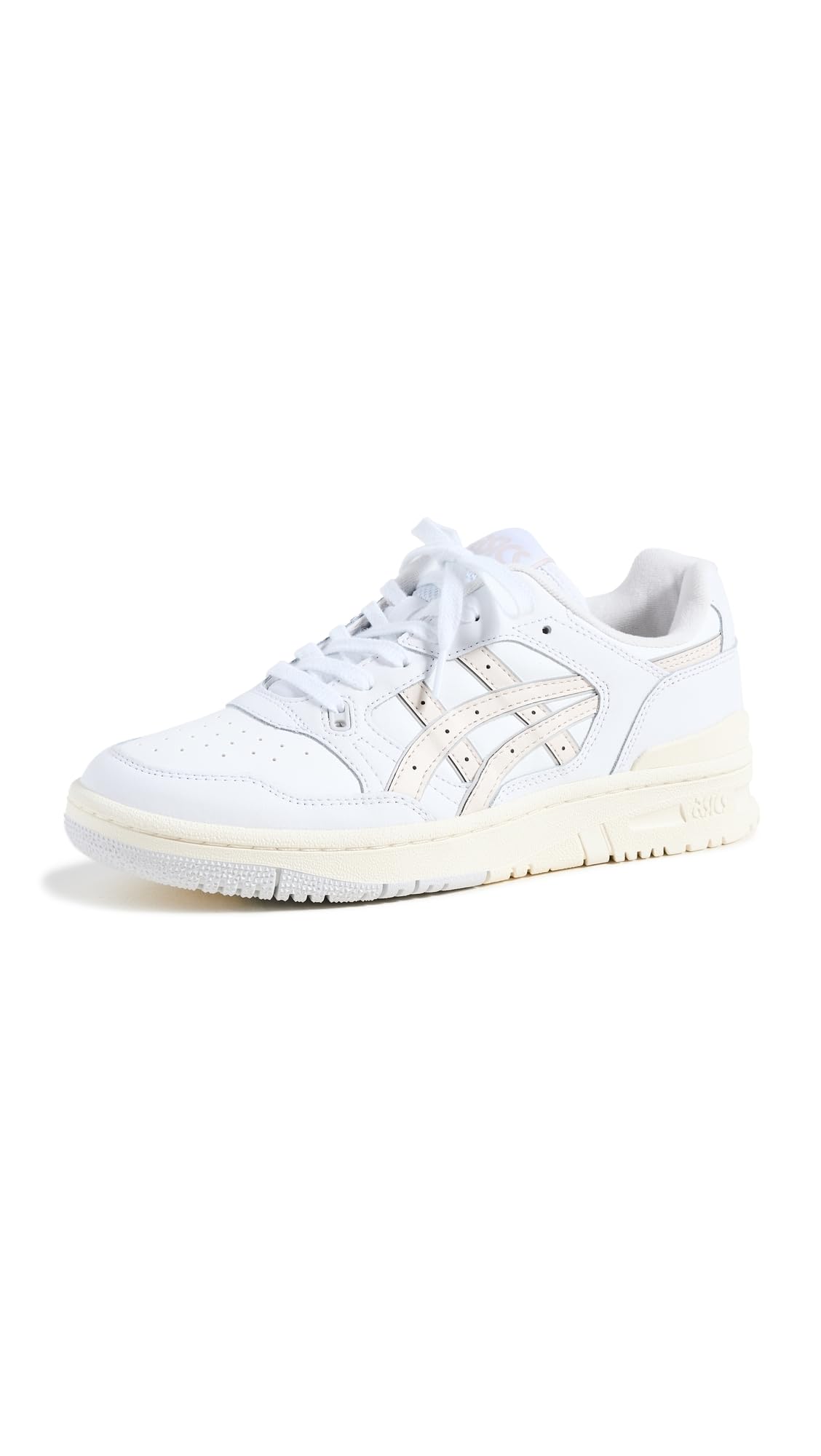 ASICS Women's EX89 Sneakers, White/Mineral Beige, 9 Medium US