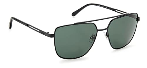 Fossil Men's Male Sunglasses Style FOS 3129/G/S Square, Matte Ruthenium/Gray, 59mm, 17mm