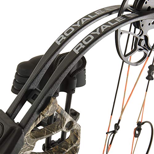 Bear Archery Royale Ready to Hunt Compound Bow Package for Adults and Youth, Right Hand, Realtree Edge