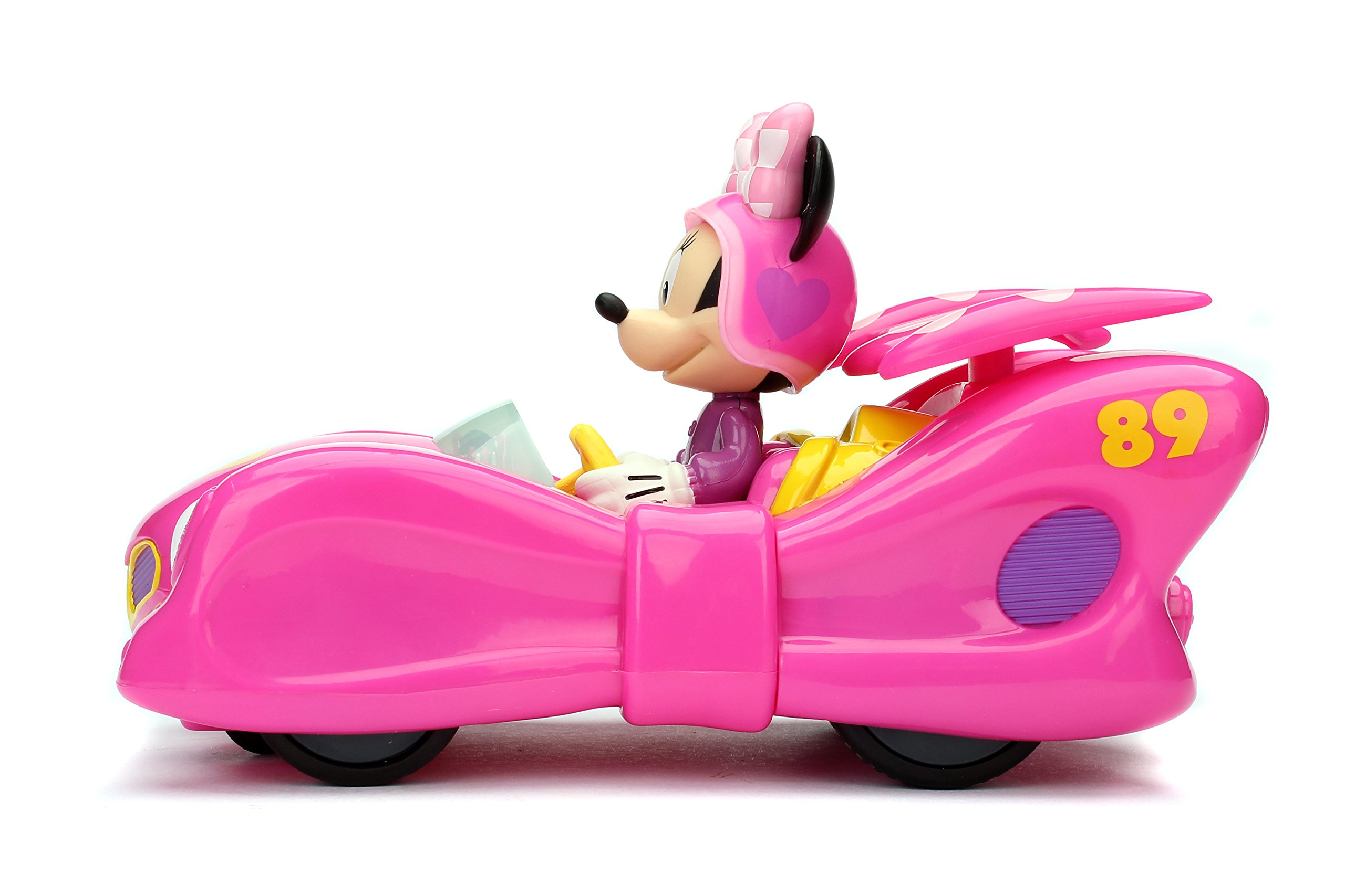 Jada Toys Disney Mickey & The Roadster Racers RC/Radio Control Toy Vehicle, Hot Pink