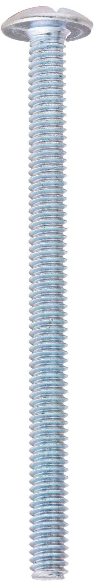 Small Parts 0836MCT Steel Truss Head Machine Screw, Zinc Plated Finish, Meets ASME B18.6.3, #2 Phillips/Slotted, #8-32 Thread Size, 2-1/4" Length, Fully Threaded, Imported (Pack of 50)