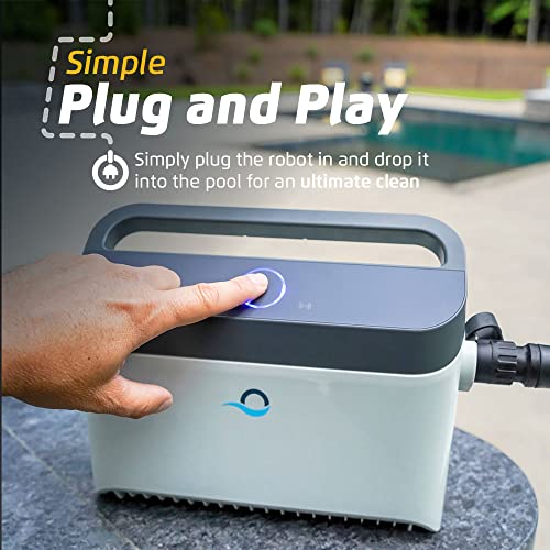 Dolphin Nautilus CC Plus Robotic Pool Vacuum Cleaner with Wi-Fi Control — Wall Climbing Capability — Top Load Filters for Easy Maintenance — Ideal for Above/In-Ground Pools up to 50 FT in Length