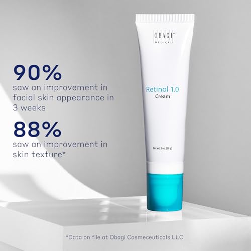 Obagi360 Retinol 1.0 Cream β High Concentration Retinol Helps Reduce the Appearance of Fine Lines and Wrinkles & Smooth Texture with Minimal Irritation β 1 oz