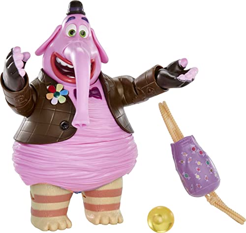 Disney Pixar Featured Favorites Bing Bong Inside Out Collectable Figure, Cotton Candy Scent, Highly Posable Authentic Look & Accessories, Collectors Gift Ages 6 Years & Up