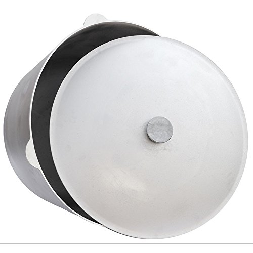 Aluminum Wok Kazan for Making Pilaf/Plov Dutch Oven with Dual Handles (7.5-qt (7 L))