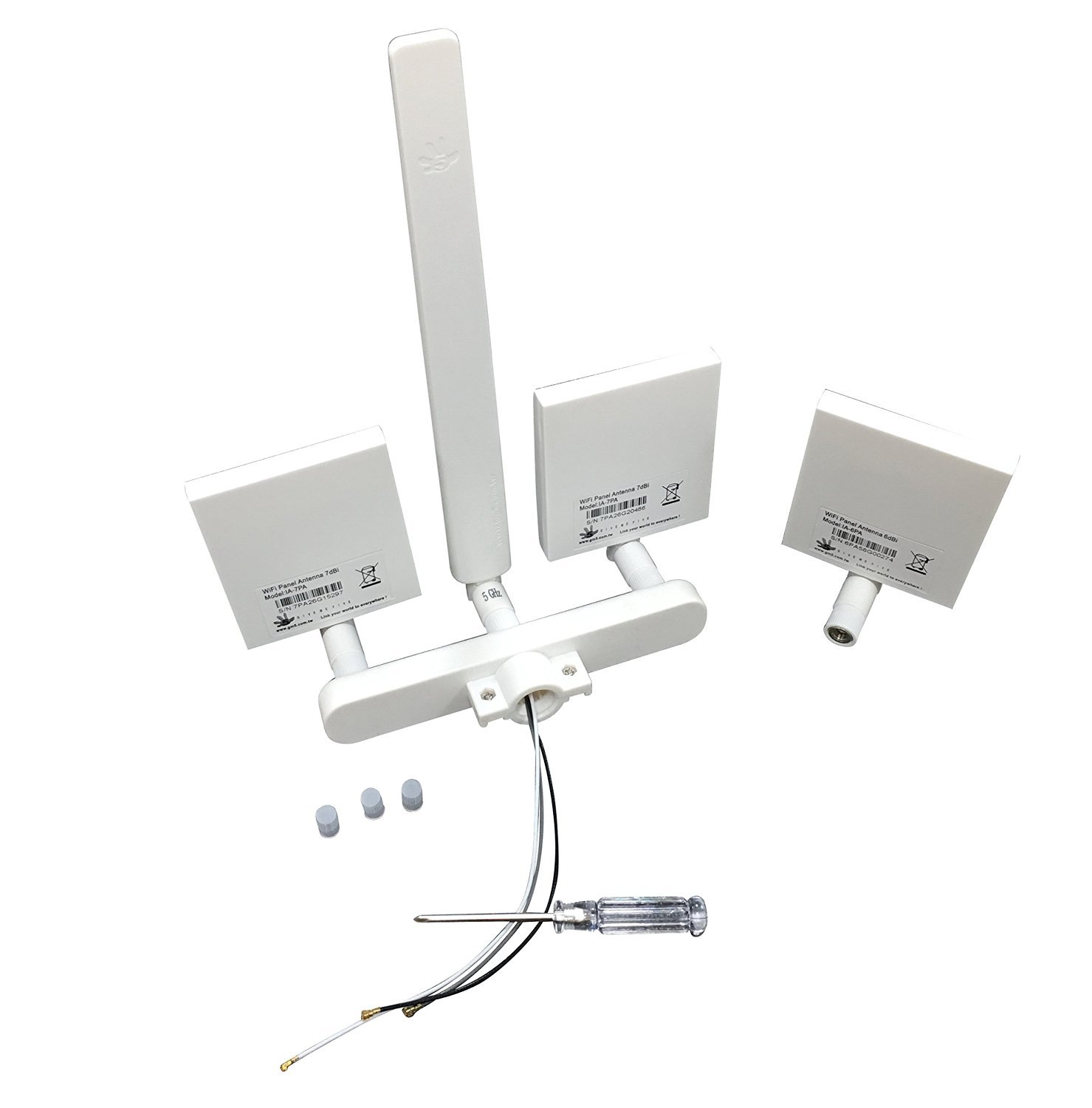 Xmipbs 10dBi 5.8GHz Omni Signal Range Extender Antenna Kit for DJI Phantom 3 Standard,Phantom 3 SE