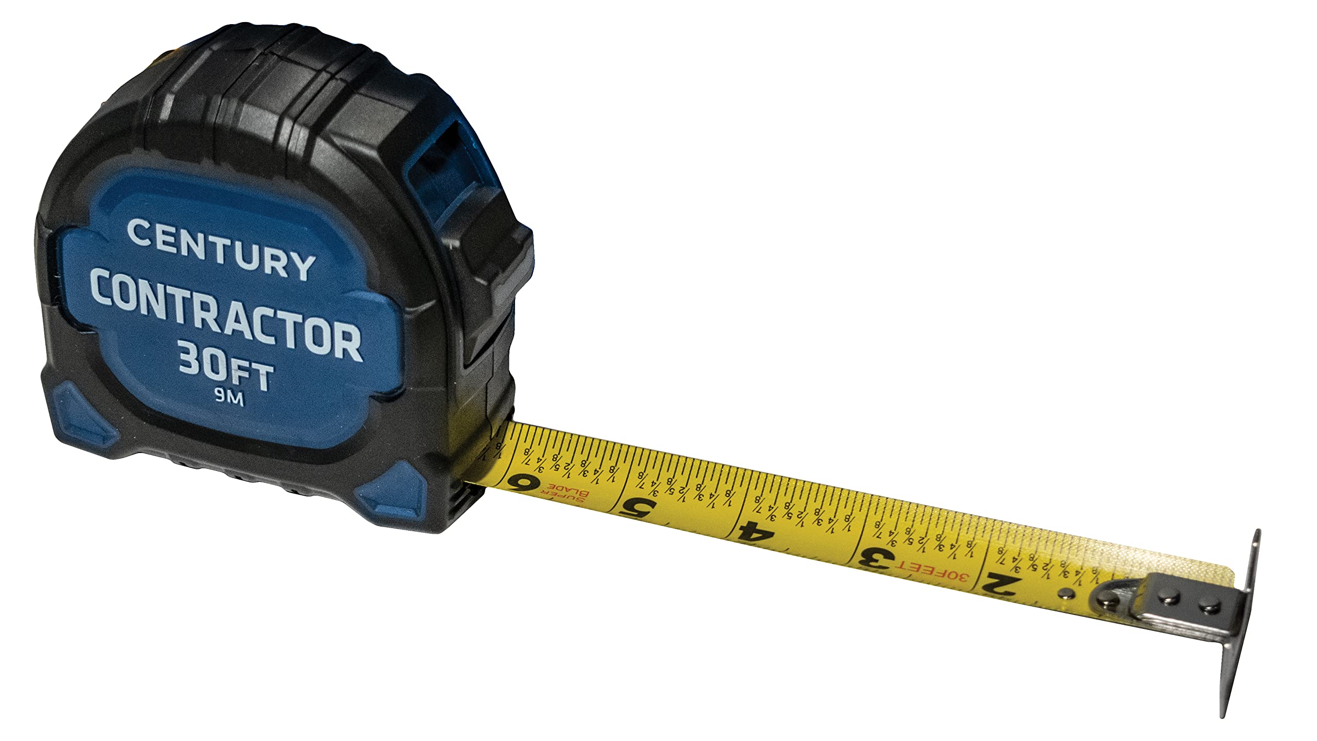 Century Drill & Tool 72843 Contractor Fractional/Metric Tape Measure, 30-Foot