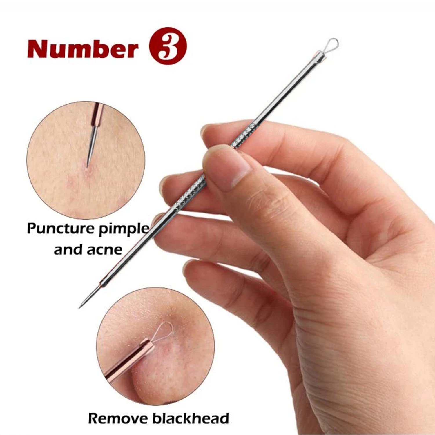 Blackhead Remover 16pcs Kit with Portable Box