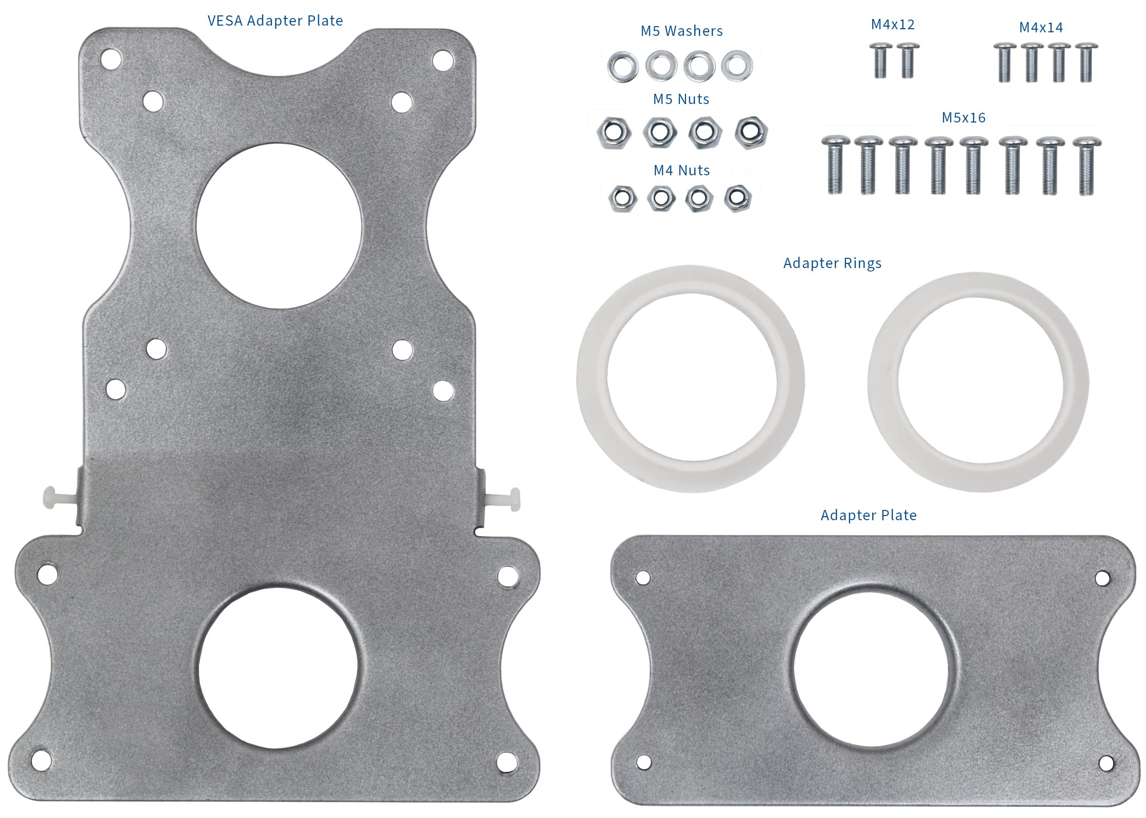 VIVO Adapter VESA Mount Kit, Bracket Set for Apple 21.5 inch and 27 inch iMac, Late 2009 to 2020 Models, LED Display Computer, Stand-MACB