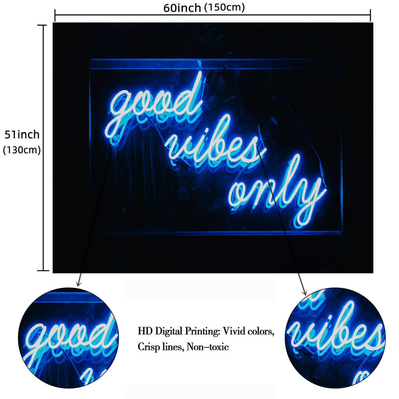 Blacklight Tapestry for Bedroom Blue Room Decor Aesthetic ๐ฎ๐๐๐
๐ฝ๐๐๐๐ ๐ถ๐๐๐ ๐พ๐๐๐
๐ Glow in the Dark Tapestry UV Reaction Tapestry Wall Hanging for Living Room Dorm Decor (51''Hx60''L)