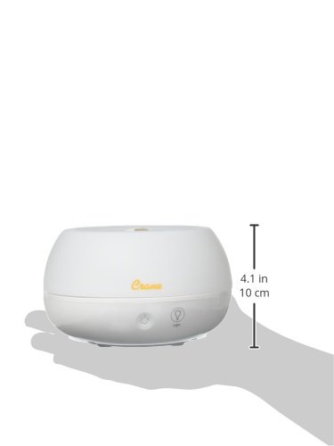 Crane Small Ultrasonic Diffuser and Air Humidifiers for Bedroom and Office, .2 Gallon Cool Mist Humidifier for Personal Use, No Humidifier Filters Needed, White