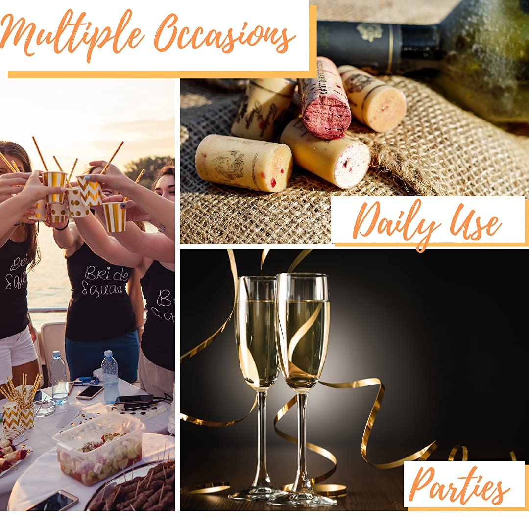 Champagne stoppers - Professional Sparkling Wine stopper, Silicone sealed Leak proof Champagne bottle cork, Suitable for all standard wine bottle size - Plug Built-In pressure pump