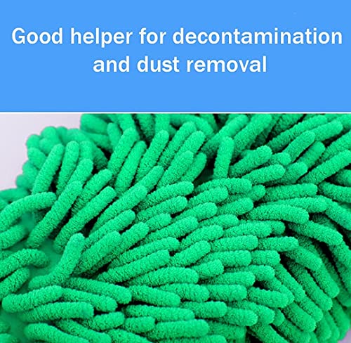 Cleaning Car Brush Microfiber, Set of 4 Washing Sponge, Random Color (4colors)