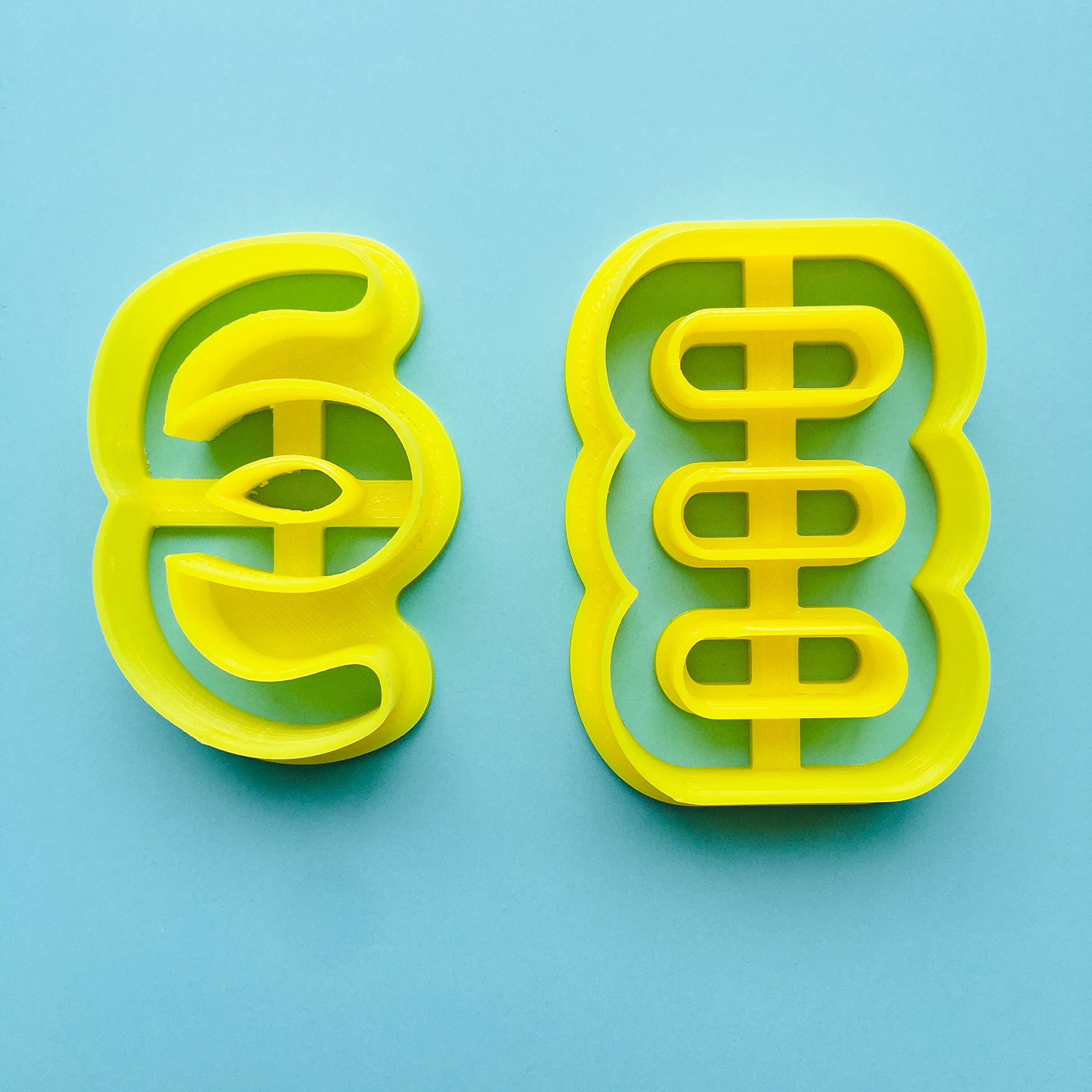 CHENRUI Set of 2 Hoop Polymer Clay Cutter, Curved Line Earring Clay Cutter