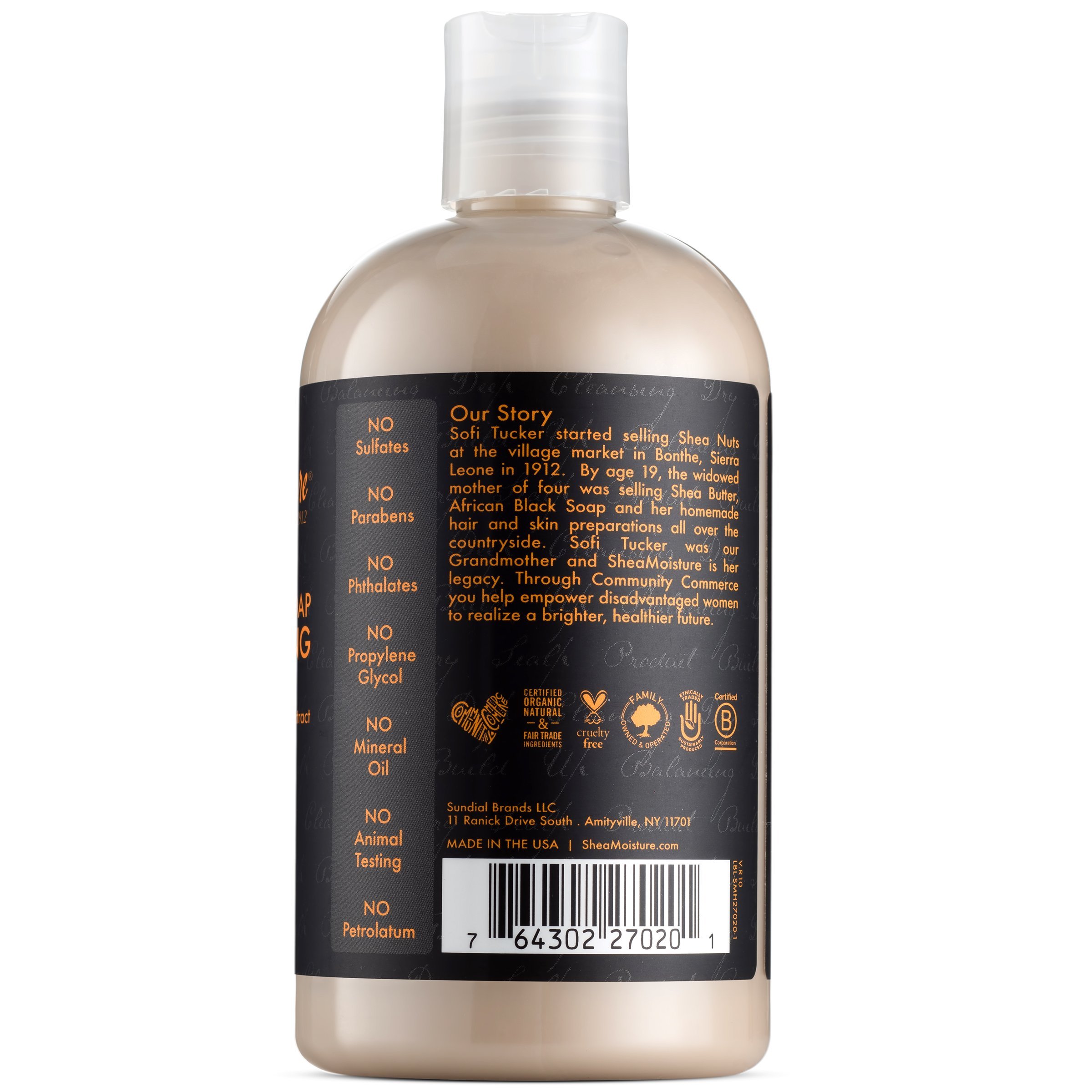 Shea Moisture African Black Soap Deep Cleansing Shampoo - 13 oz.
