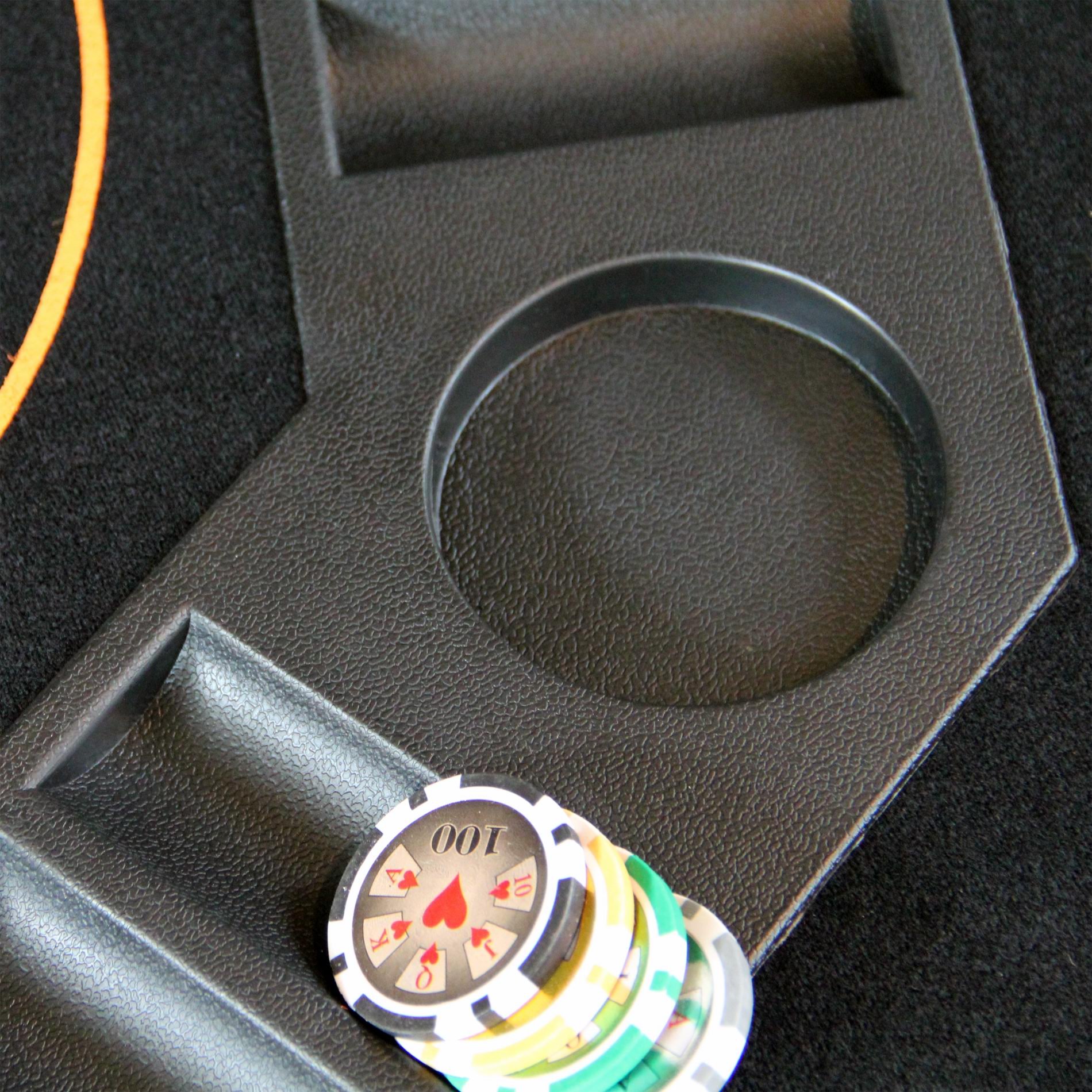 IDS 4-Fold 63" Poker Blackjack Table Top with Chips Trays