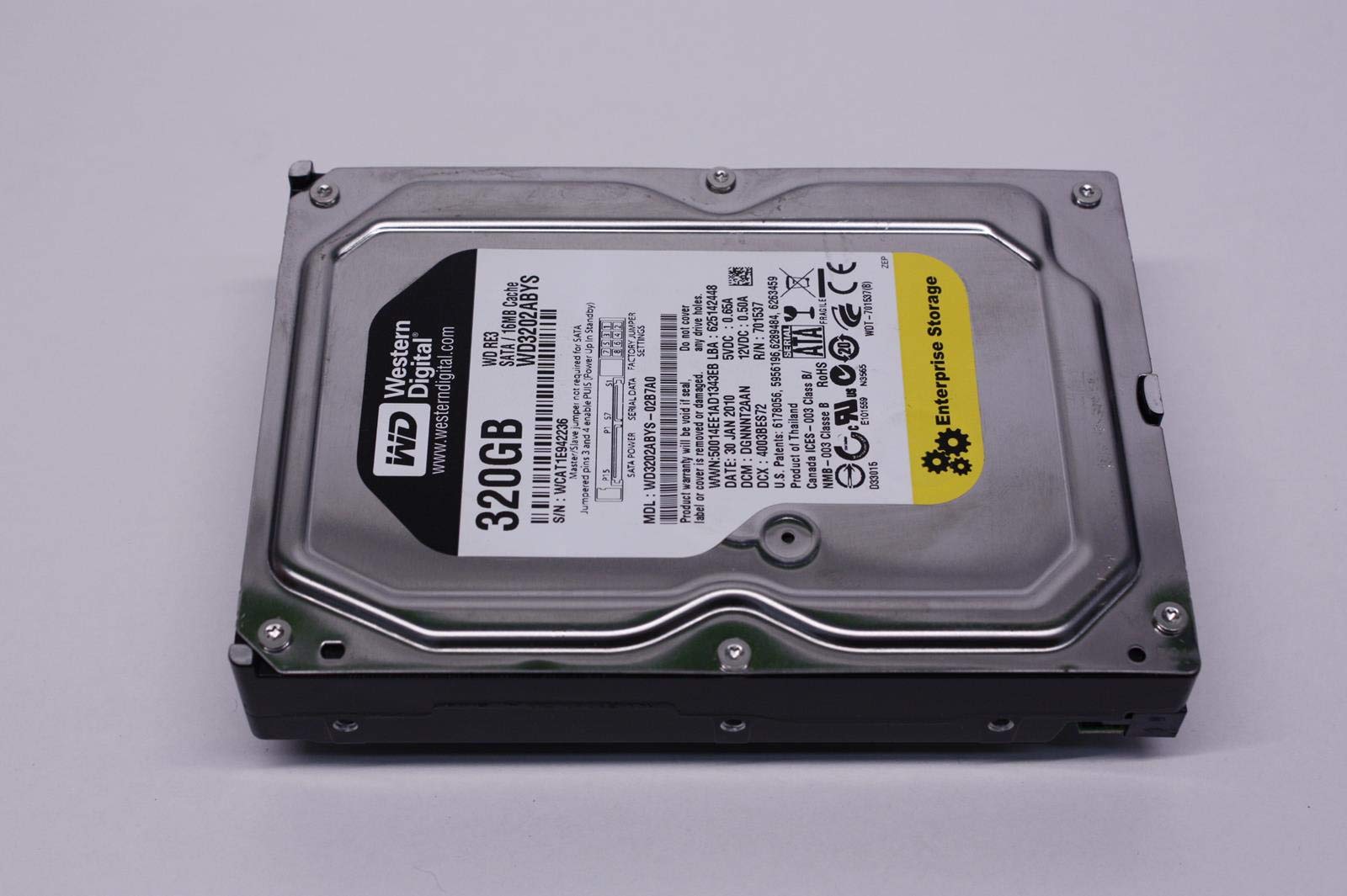 Western Digital WD3202ABYS-02B7A0 320GB DCM: DHRNHT2CHN