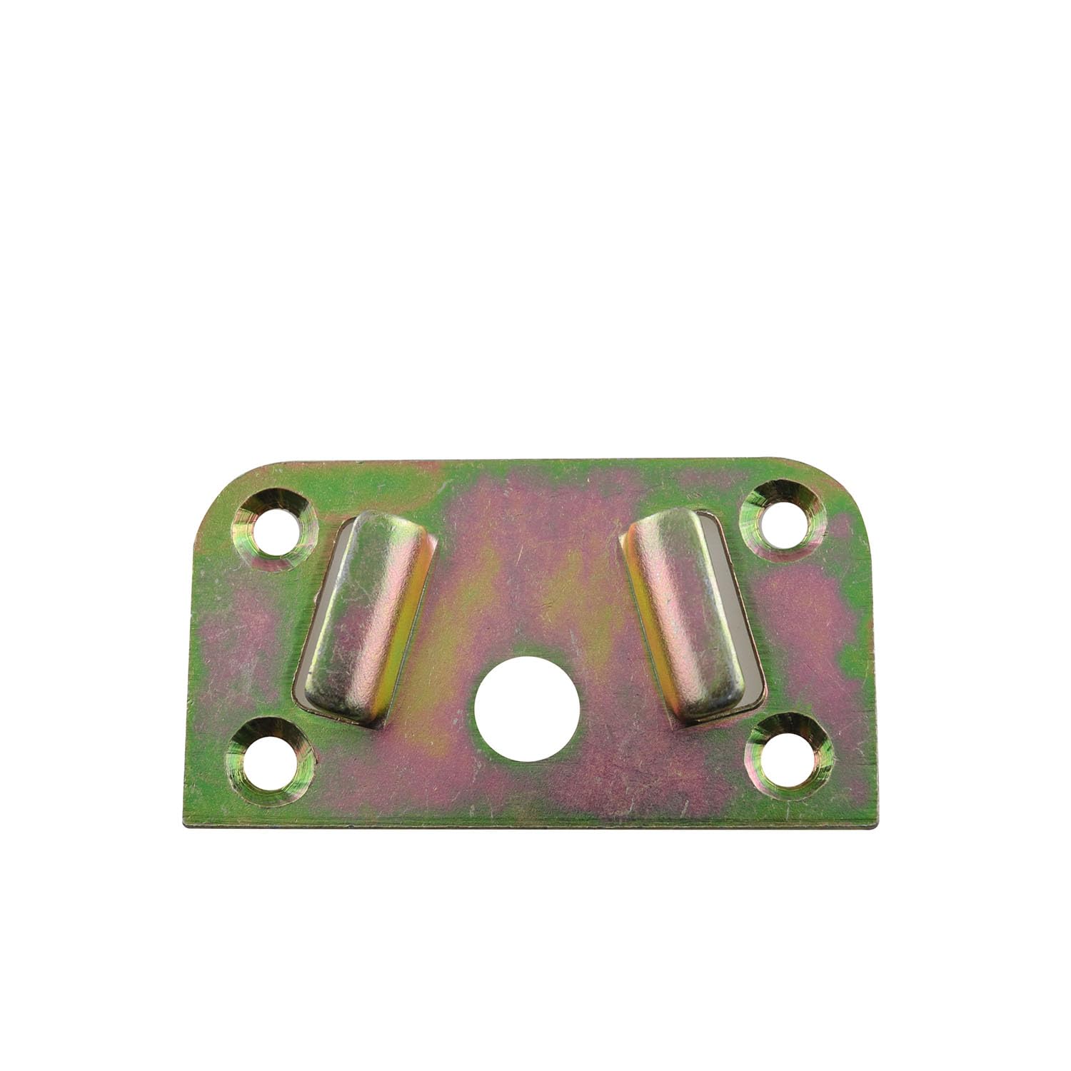 Bed Rail Bracket JCBIZ 2pcs Color-Plated Metal Wood Bed Rail Fittings Bed Slat Connector