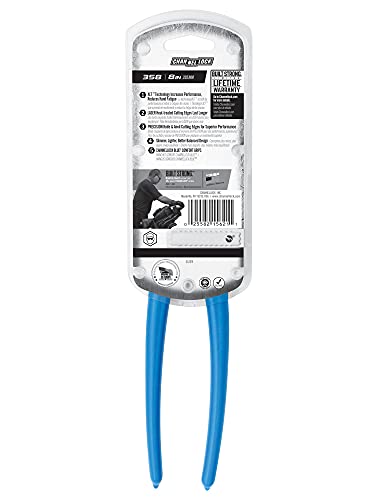 Channellock 358 8-Inch End Cutting Plier,Blue