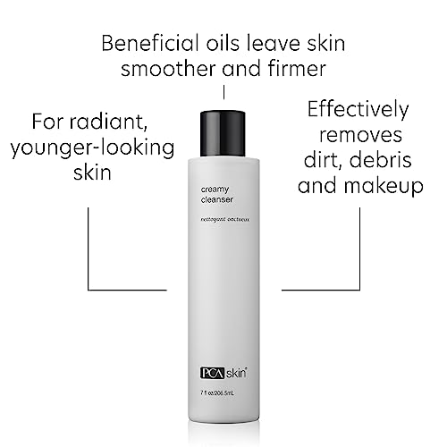 PCA SKIN Creamy Facial Cleanser, Gentle Cleanser Hydrating Face Wash, Ideal for Sensitive Skin, 7.0 fl oz Bottle