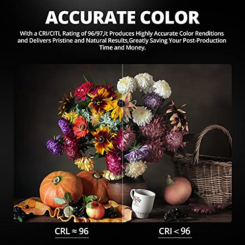 Godox SL150III SL150WIII 160W 5600K Daylight Balanced LED Video Light, with Strong Power Mode,Silent Mode, FX Effects for Newborn Photography,Portrait,Interview Lighting, Video Filming.