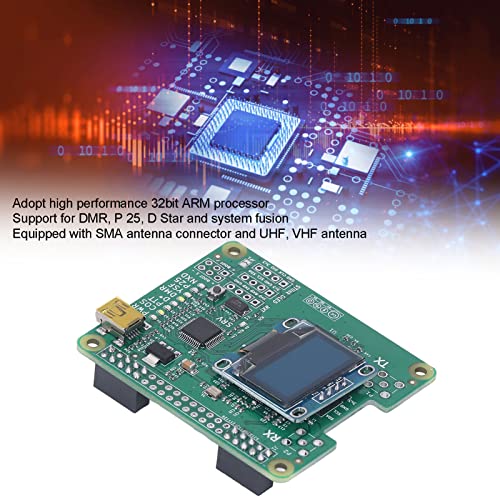 BOLORAMO Hotspot Module, Fully Assembly UHF VHF 32bit Processor MMDVM HS Hotspot Board for Industry