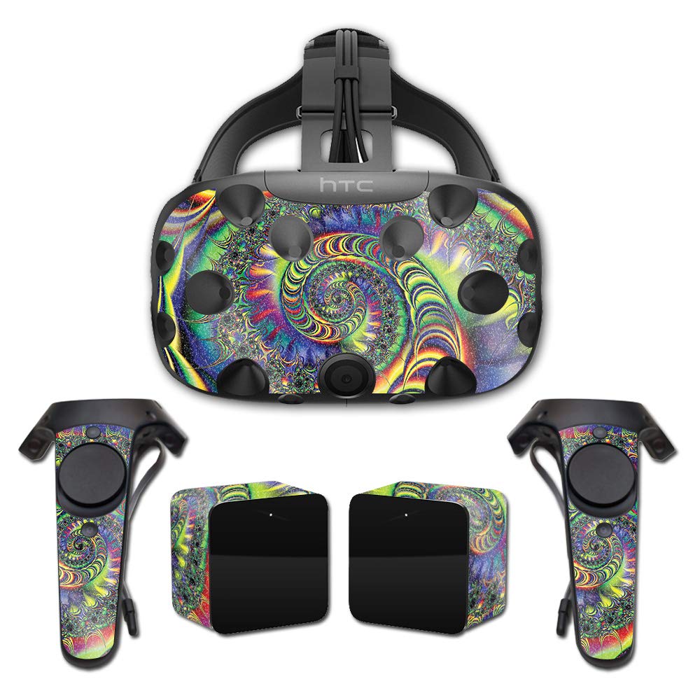 MightySkins Glossy Glitter Skin for HTC Vive Full Coverage - Acid | Protective, Durable High-Gloss Glitter Finish | Easy to Apply, Remove, and Change Styles | Made in The USA