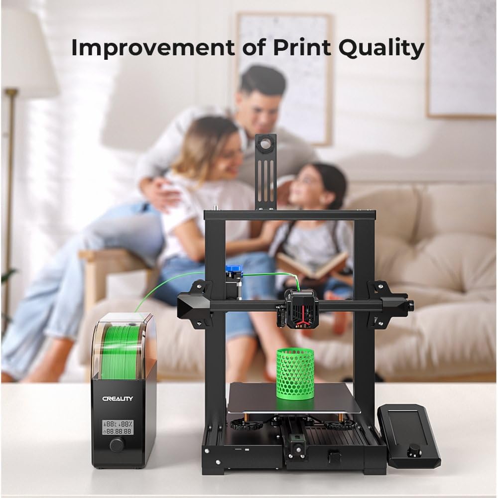 Creality Filament Dryer Box, Temperature Adjustable& 24 Hours Timer Function, Filament Dehydrator Compatible with 1.75/2.85mm PLA PETG ABS Nylon PA Filament