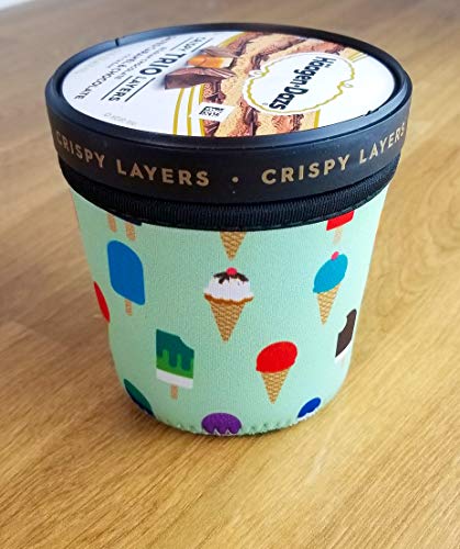 Fizdro Ice Cream Pint Holder - Ice Cream (2 Pack)