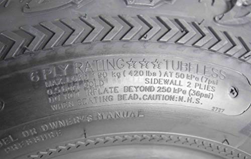 Kenda Bear Claw EX 25x10-12 Rear ATV 6 PLY Tires Bearclaw 25x10x12-2 Pack