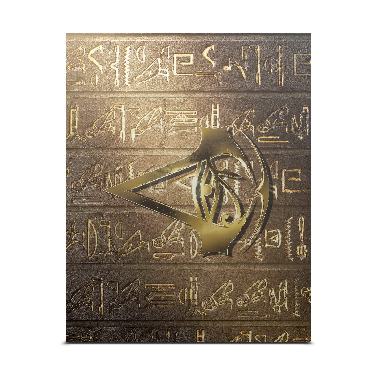 Head Case Designs Officially Licensed Assassin's Creed Logo 3D Heiroglyphics Origins Graphics Matte Vinyl Sticker Gaming Skin Decal Cover Compatible With Xbox One X Console