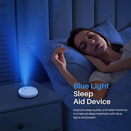 Bestand Therapy Machine for Fast Asleep Sleep Aid Device Breathing,Help You Falling Asleep Faster (Blue Light)