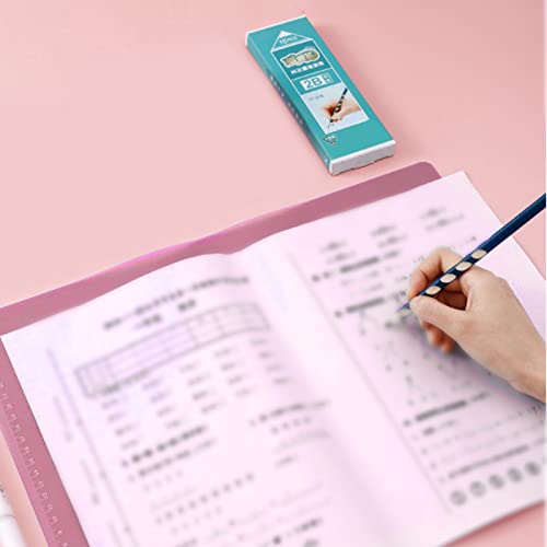 Clip Board, Soft Convenient Clear Clipboard Plastic Easy to Clean for Writing for Drawing(EVA Exam Pad A4-Light Fei Powder)