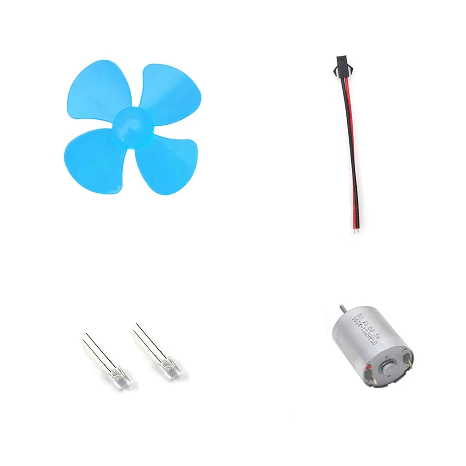 Chironal 1Set DIY AC Motor Vertical Micro Wind Hydraulic Turbines Power Generator Alternato