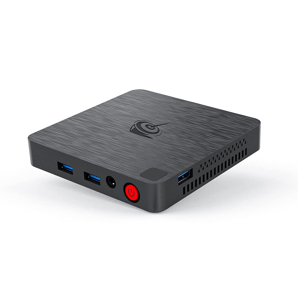 Beelink N3350 Processor (up to 2.4GHz), T4 Pro Mini PC, 4GB+64GB eMMC Mini Desktop Computer, 2.4G+5.8G WiFi, Gigabit Ethernet, BT 4.0, 4K@30Hz, Dual HDMI
