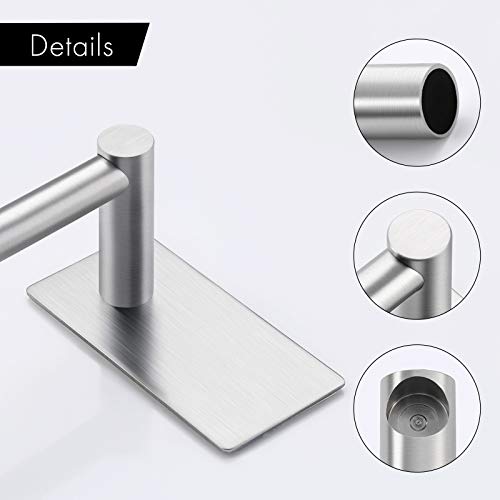 KES Adhesive Towel Bar 30-Inch Bathroom No Drill Towel Holder Sticky on Towel Rack Easy Install SUS304 Stainless Steel Rustproof Brushed Finish, A7000S75B-2
