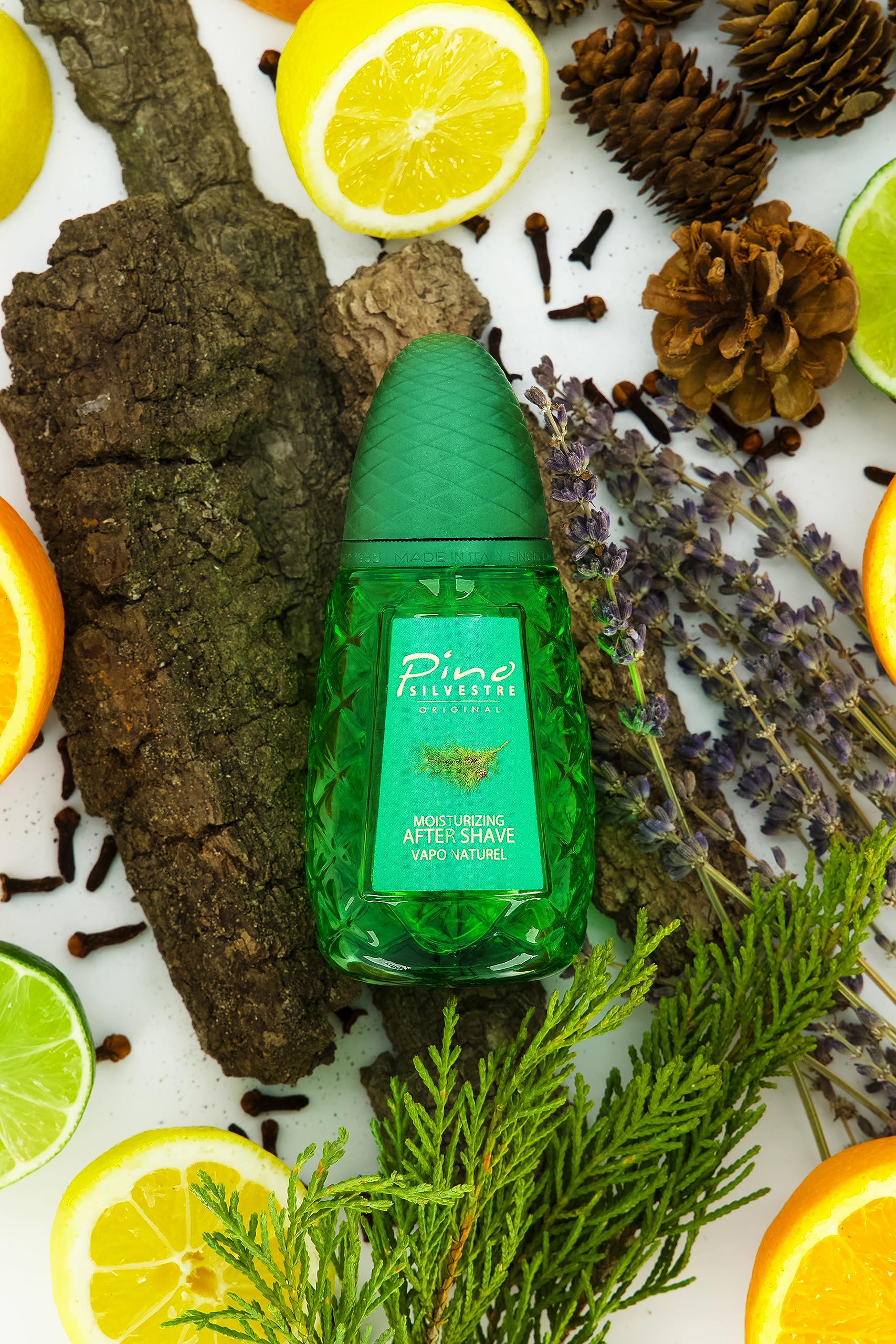 Pino Silvestre Moisturizing After Shave - An Original Treatment For Post Shaving - An Organic, Cooling Moisturizer Serum For The Face - A Tree Scented Travel Sized Bottle - 4.2 Oz Aftershave Spray