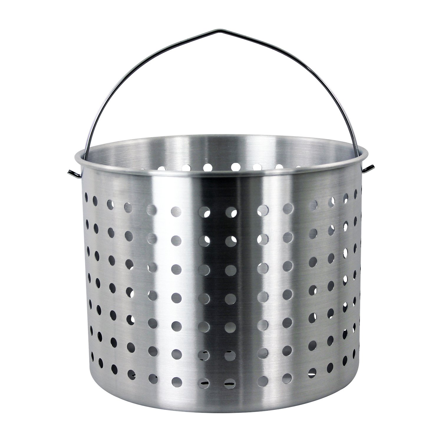 CHARD , Aluminum Stock Pot and Perforated Strainer Basket Set, 42 quart