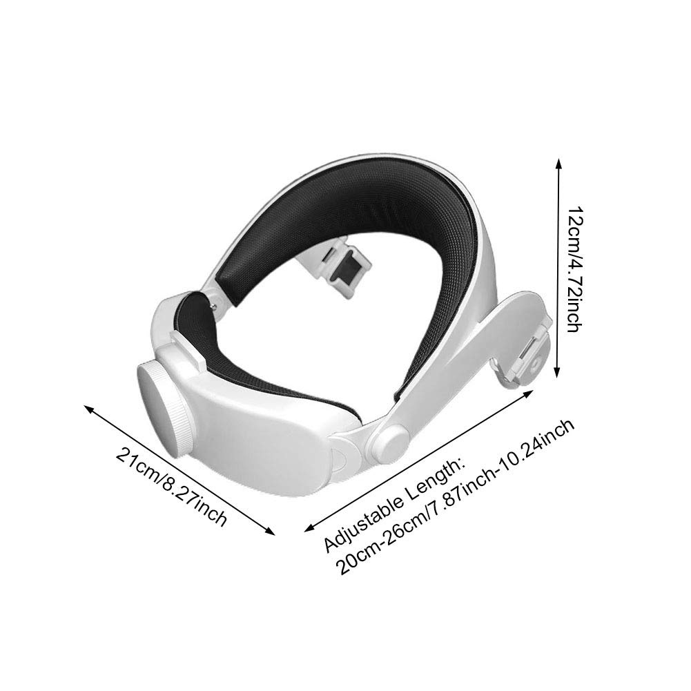 beiyoule Replaceable Elite Head Strap for Oculus Quest 2 Headband,with Head Cushion,Ergonomic Design,Balance Weight, Reduce Pressure, and not Tired for a Long time